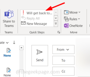 How To Create, Manage And Use Quick Steps In Microsoft Outlook
