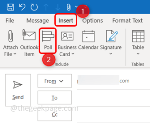 How To Create A Poll In Microsoft Outlook