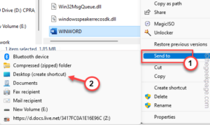 The item that this shortcut refers to has been changed or moved Fix