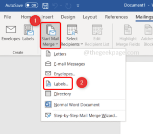 How To Create And Print Avery Address Labels In Microsoft Word