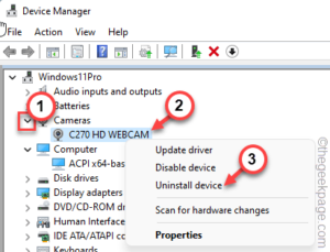 Camera showing black screen Windows 11 Fix
