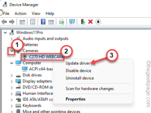 Camera showing black screen Windows 11 Fix