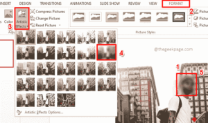 How to Blur Only a Particular Area of a Picture in MS PowerPoint