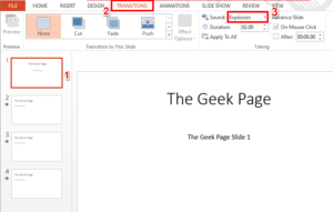 How to Remove Sounds Animation Effects All at Once in MS PowerPoint