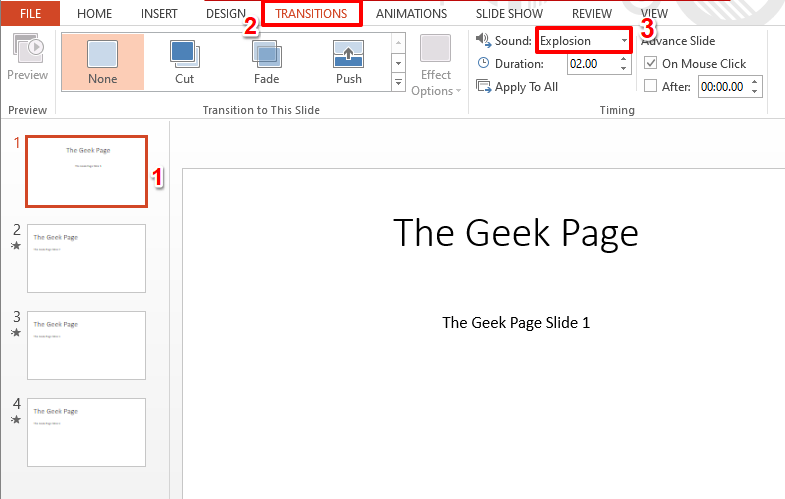 How To Remove Sounds Animation Effects All At Once In MS PowerPoint