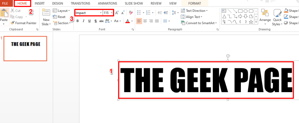 How to Fill a Text With an Image on MS PowerPoint