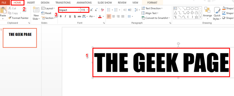 How to Fill a Text With an Image on MS PowerPoint