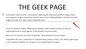 How to Insert Different Types of Line Separators in MS Word Using ...
