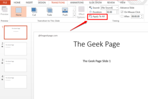 How to Remove Sounds Animation Effects All at Once in MS PowerPoint