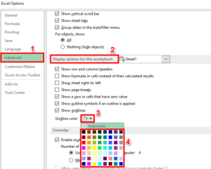 How to Change the Color of Gridlines in Microsoft Excel