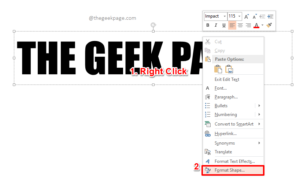 How to Fill a Text With an Image on MS PowerPoint