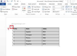 How to Convert Table to Text in MS Word