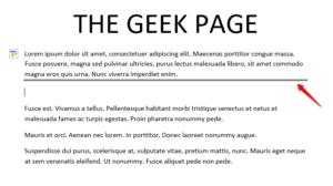 How to Insert Different Types of Line Separators in MS Word Using ...