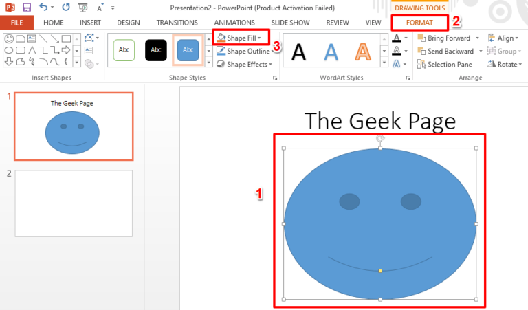 How to Insert an Image or Photo into a Shape in PowerPoint Presentations