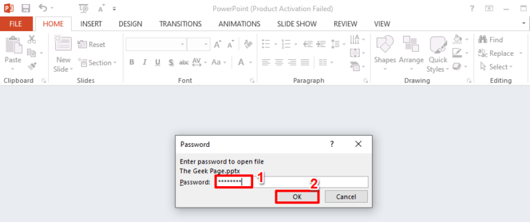 How to Protect your PowerPoint Document with a Password