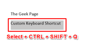 How to Create Your Own Custom Keyboard Shortcuts in MS Word