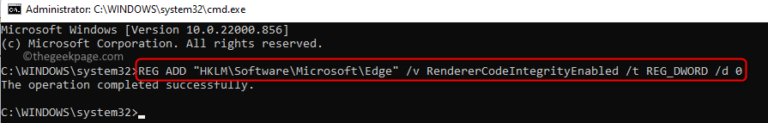 Aw, Snap! STATUS_INVALID_IMAGE_HASH Error Code in Microsoft Edge / Chrome