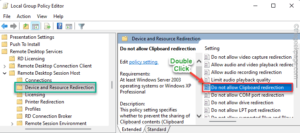 Unable to Copy and Paste to Remote Desktop Session Fix