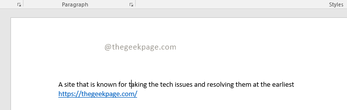 How To Disable Ctrl Click To Open Hyperlinks In Microsoft Word