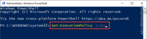 PowerShell cannot be called loaded because running scripts is disabled ...