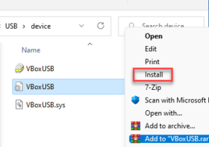 Failed to create a proxy device for the USB device Fix