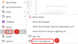How To Manage Junk Emails In Microsoft Outlook
