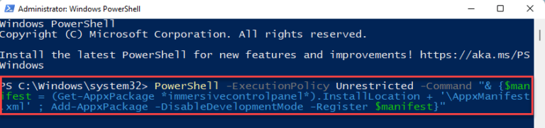 SystemSettings.exe Crash When Using Windows 11 Fix