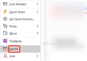 How To Ignore Email Conversations In Microsoft Outlook