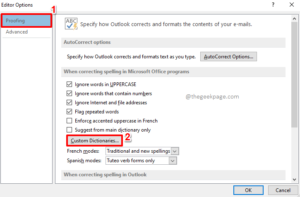 How to Add Words to Custom Dictionary to Avoid Spelling Errors in MS Outlook
