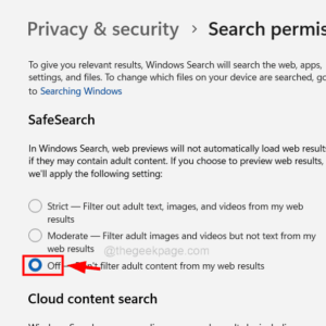 SafeSearch not turning off in Windows 11 [Solved]