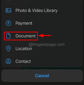 How to Send Photos as Document attachment on Whatsapp on iPhone