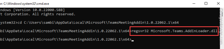 How to fix Microsoft Teams add in missing in Outlook