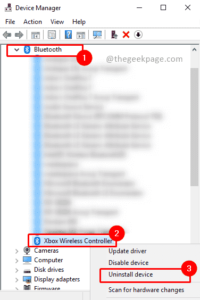 Unable to remove Xbox wireless Controller, remove failed Fix