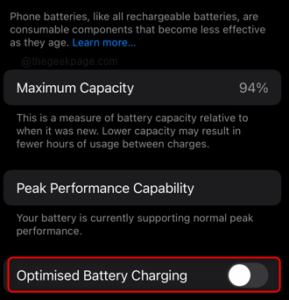 Turn Off Optimized Battery Charging on your iPhone