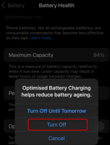 Turn Off Optimized Battery Charging on your iPhone
