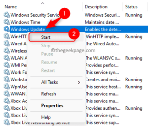 How to Restart Windows Update Service in Windows 11 / 10