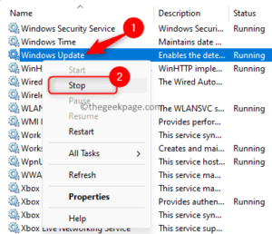 How to Restart Windows Update Service in Windows 11 / 10