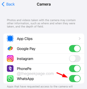 iPhone not allowing camera access to apps [Fixed]