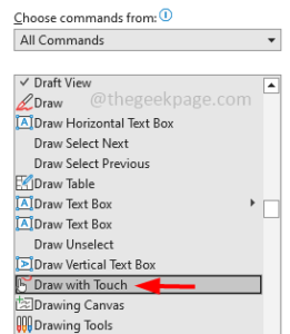 How To Enable Draw With Touch Feature In Microsoft Word