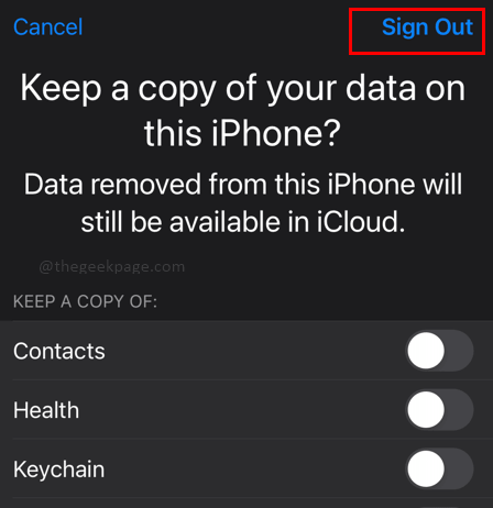 How to Sign out of iCloud account on iPhone