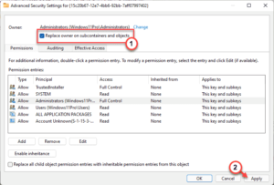 The Application-Specific Permission Settings do not Grant Local ...