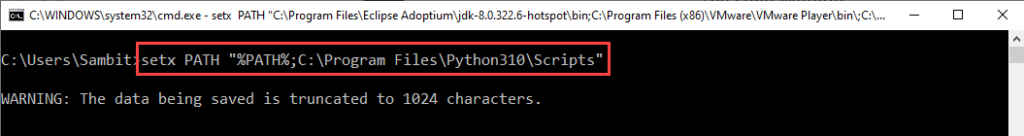 pip is not recognized as an internal or external command Fix