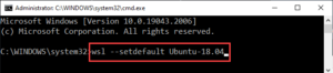 Windows Subsystem For Linux has no Installed Distributions Error Fix