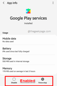 Google Play Services 'Disable' and 'Force Stop' Options Greyed Out Fix