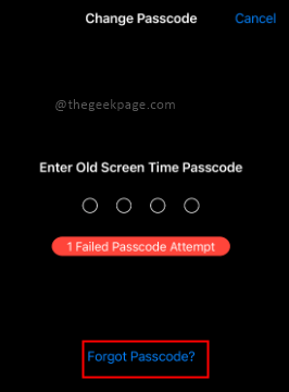 How to change Screen Time Passcode on iPhone