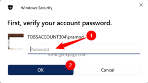 Continuous Prompt Asking to Enter A1B2C3 to Login on Windows 11 Fix