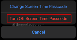 How to change Screen Time Passcode on iPhone