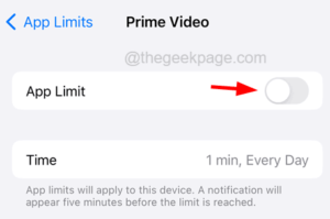 How to remove You have reached your limit Notification on iPhone