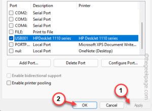 How to fix Printer Port in use issue in Windows 11 / 10