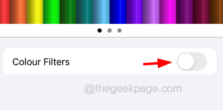 How to turn off black and white on iPhone